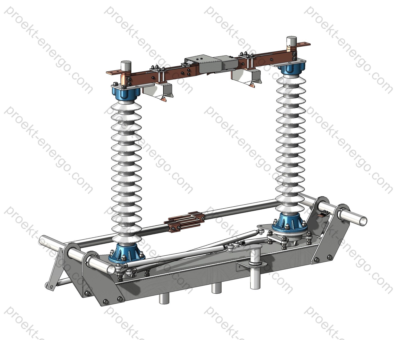 RG-150 RG - Center-break horizontal-rotating HV disconnector, 150 kV ...
