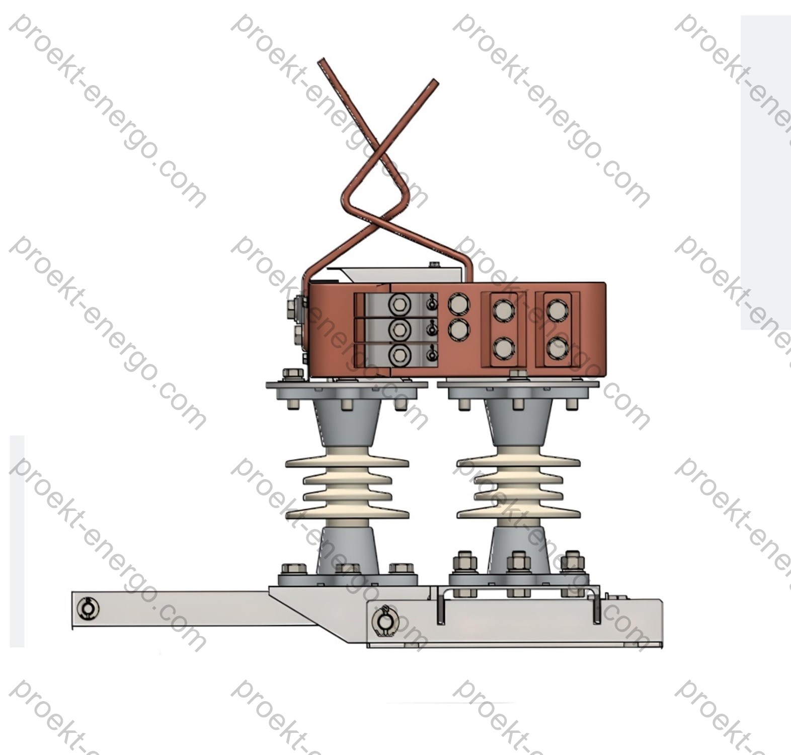 RKSTP-3.3/4000 RKSTP - Three-post DC overhead contact line disconnector ...